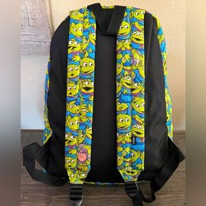 Vans | Bags | Rare Vans Toy Story Backpack Green Aliens With Hidden ...